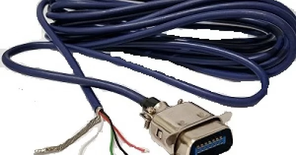 Load cell cable 15\' w/conn T500/T500E